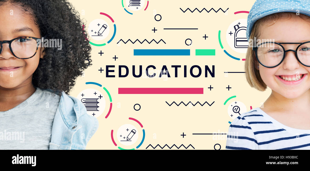 Education Learning Students Development People Graphic Concept Stock ...