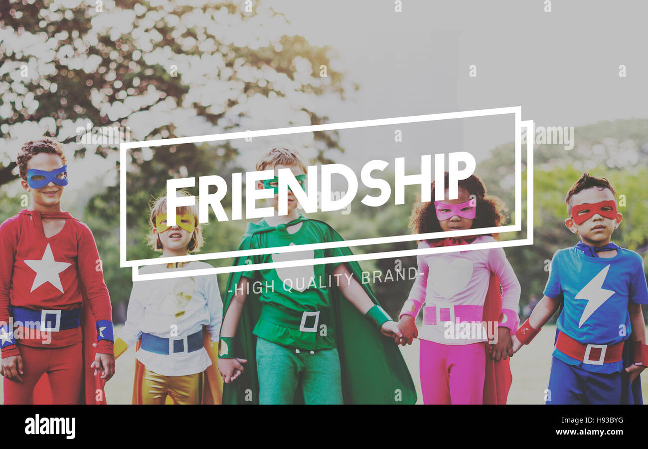 Friendship Friends Forever Togetherness Connection Concept Stock Photo ...