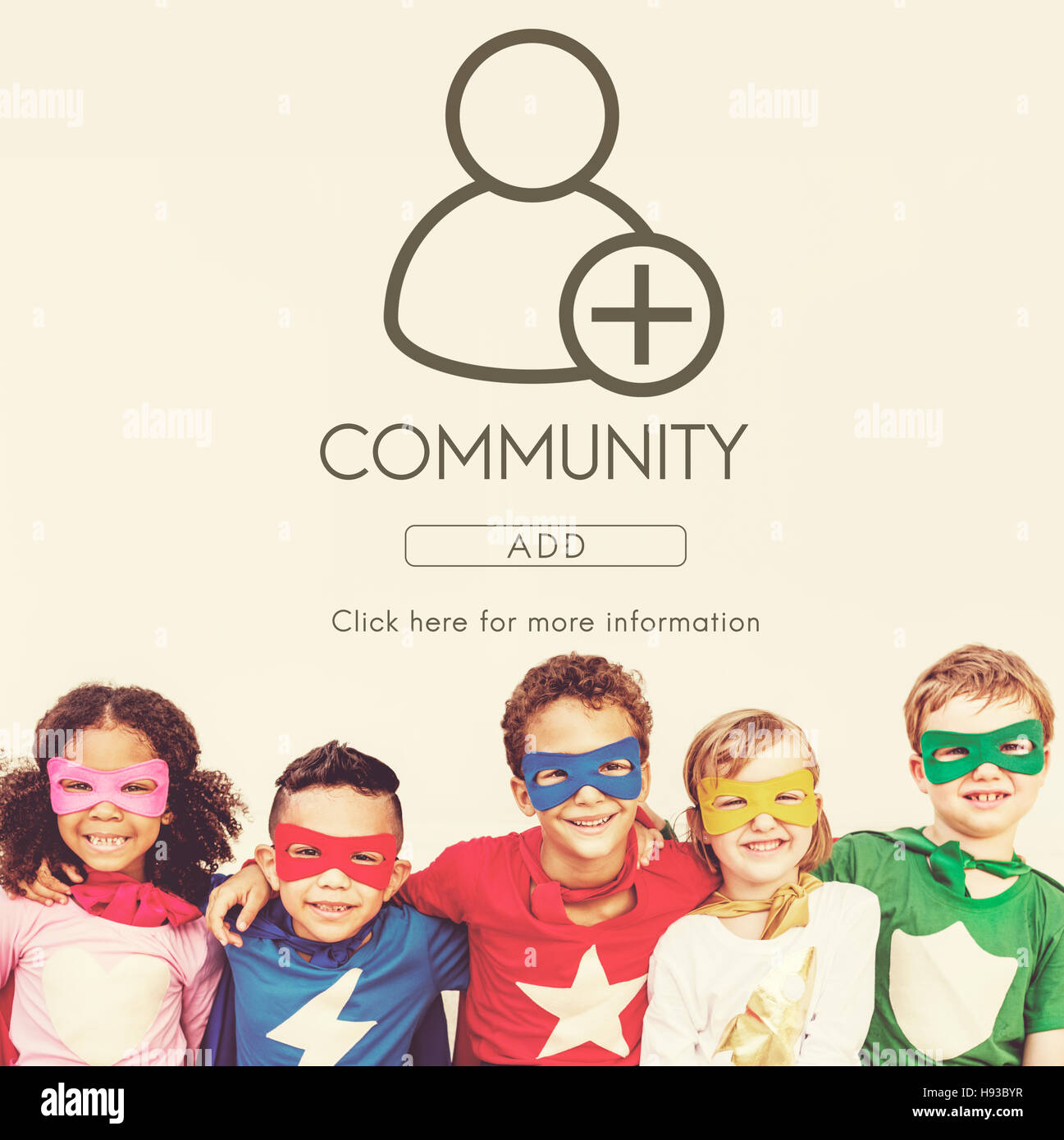 Add Friends Social Media Graphic Concept Stock Photo - Alamy