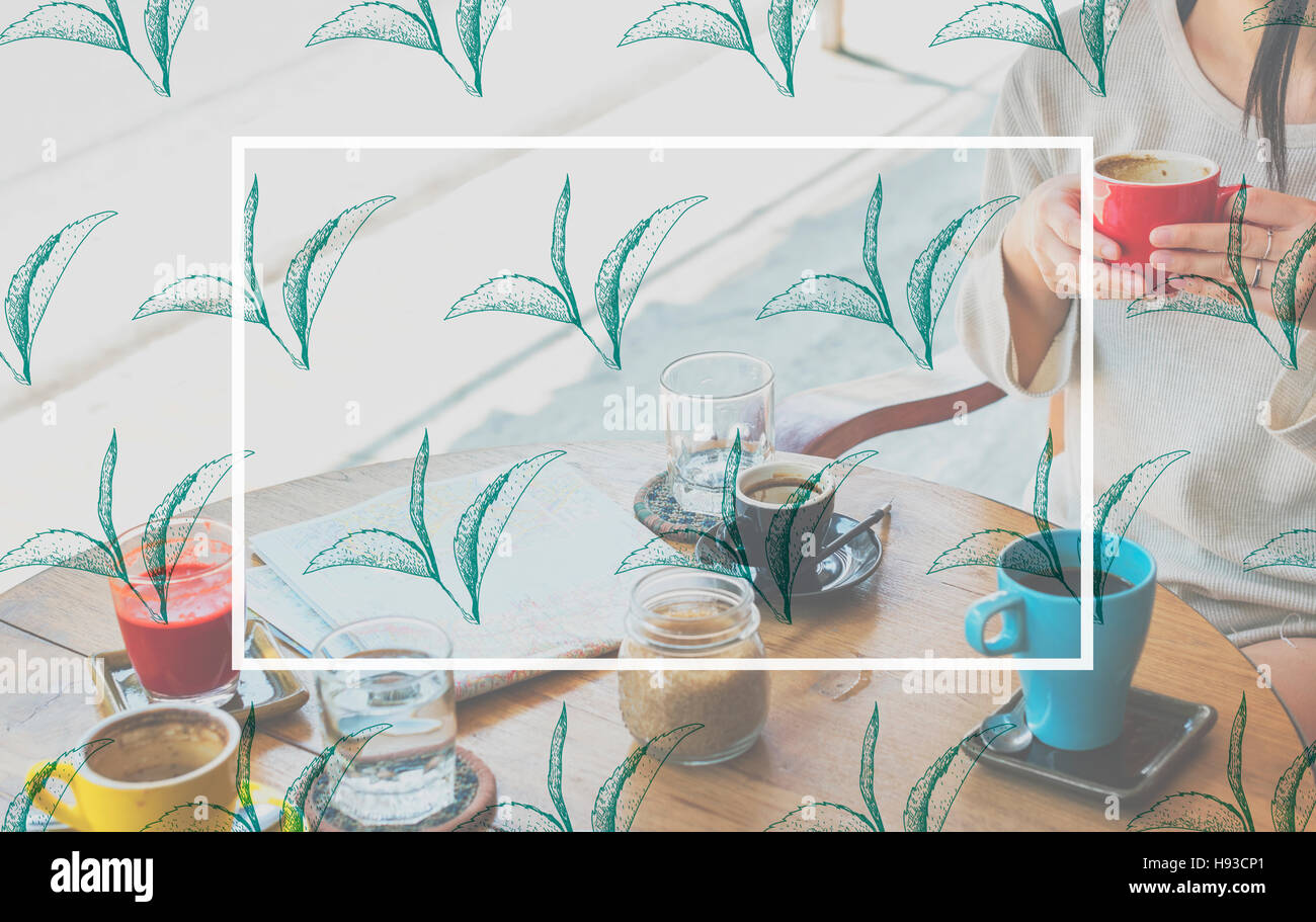 Break Tea Coffee Time Relax Concept Stock Photo - Alamy