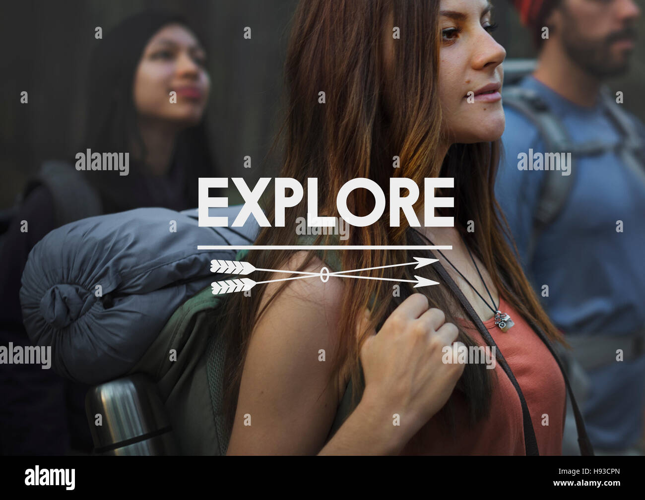 Explore Adventure Traveling Exploration Journey Concept Stock Photo - Alamy