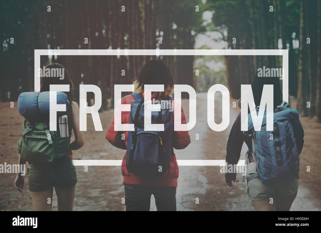 Freedom Emancipated Human Rights Lberty Concept Stock Photo - Alamy
