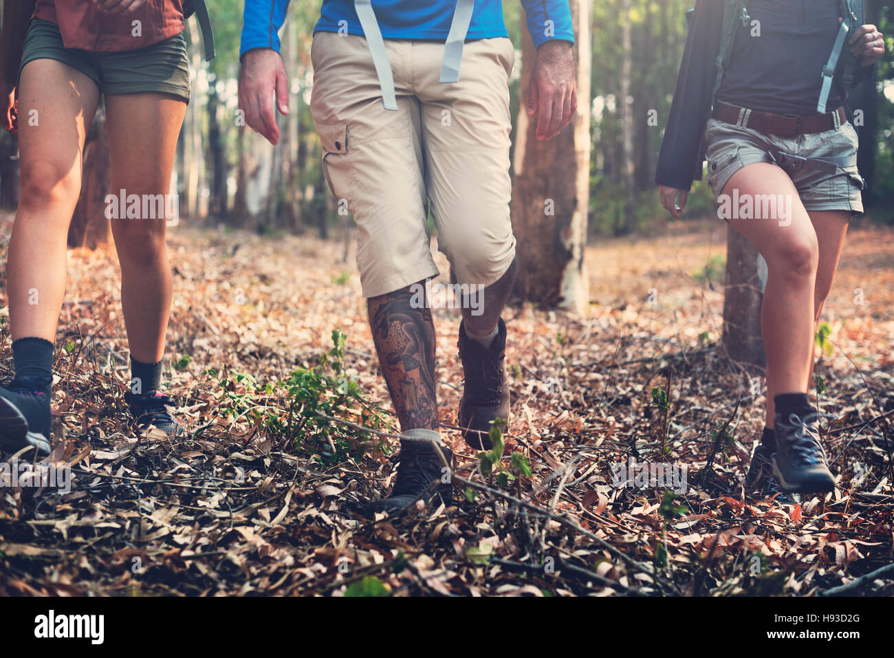 Backpacker Camping Hiking Journey Travel Trek Concept Stock Photo - Alamy