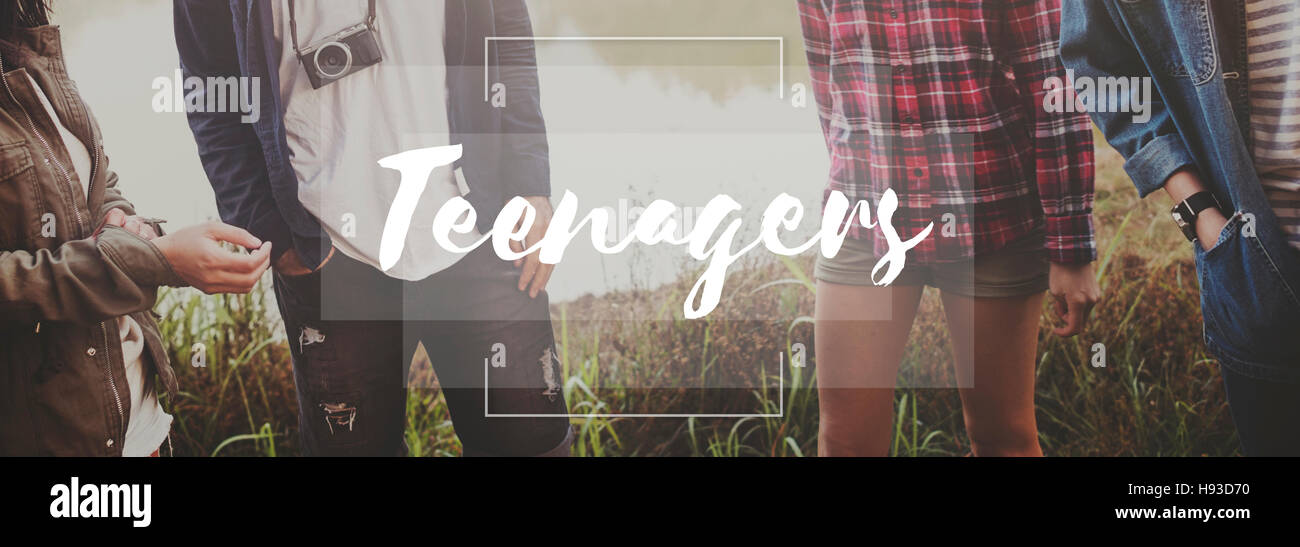 Teenagers Young Youth Generation Lifestyle Concept Stock Photo - Alamy