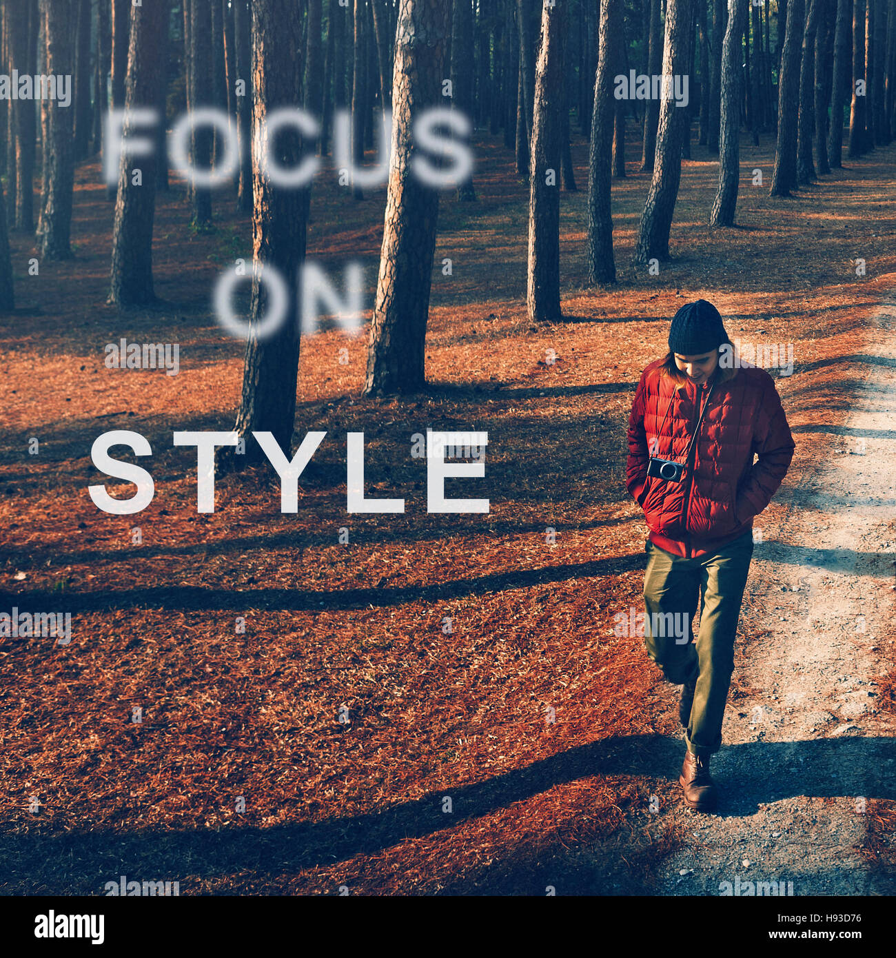 Focus On Style Message Concept Stock Photo - Alamy