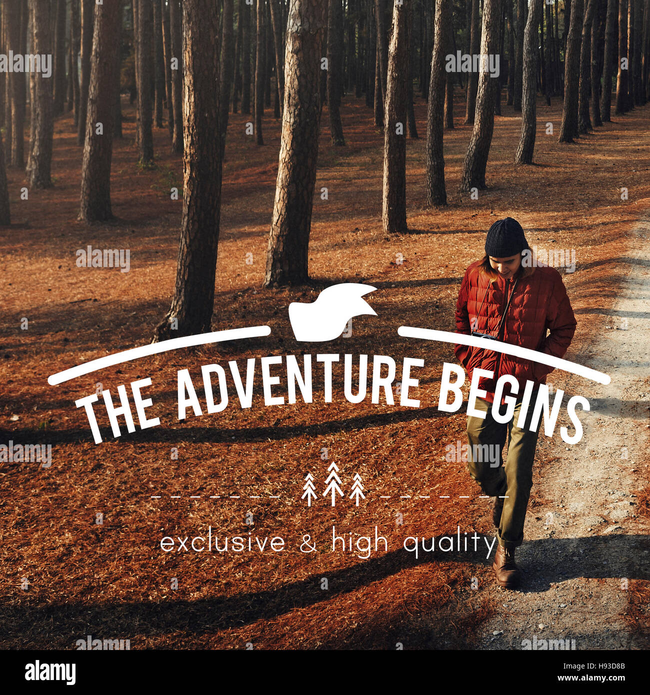 Adventure Destination Expedition Explore Trip Concept Stock Photo - Alamy