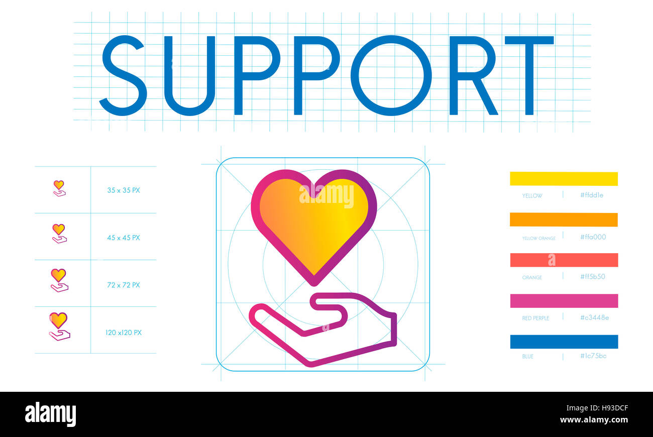 Donation heart concept Cut Out Stock Images & Pictures - Alamy