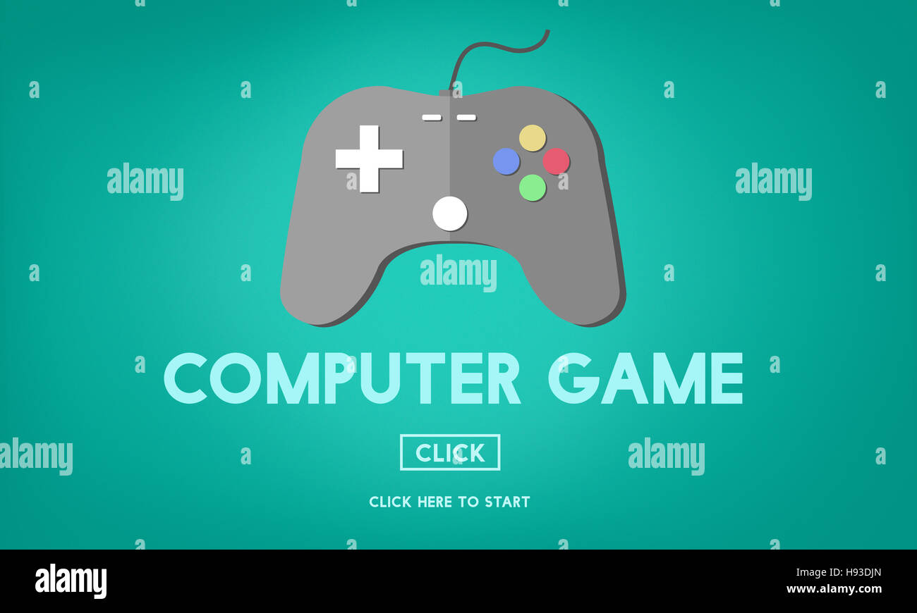 Computer Game Electronic Strategy Solution Sports Concept Stock Photo ...