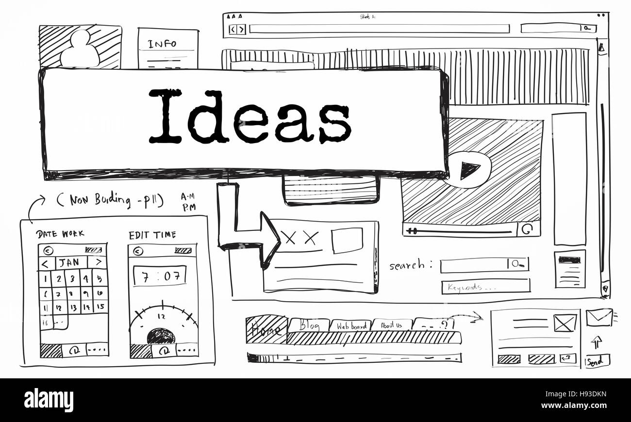 Ideas Create Conceptualize Innovation Think Concept Stock Photo - Alamy