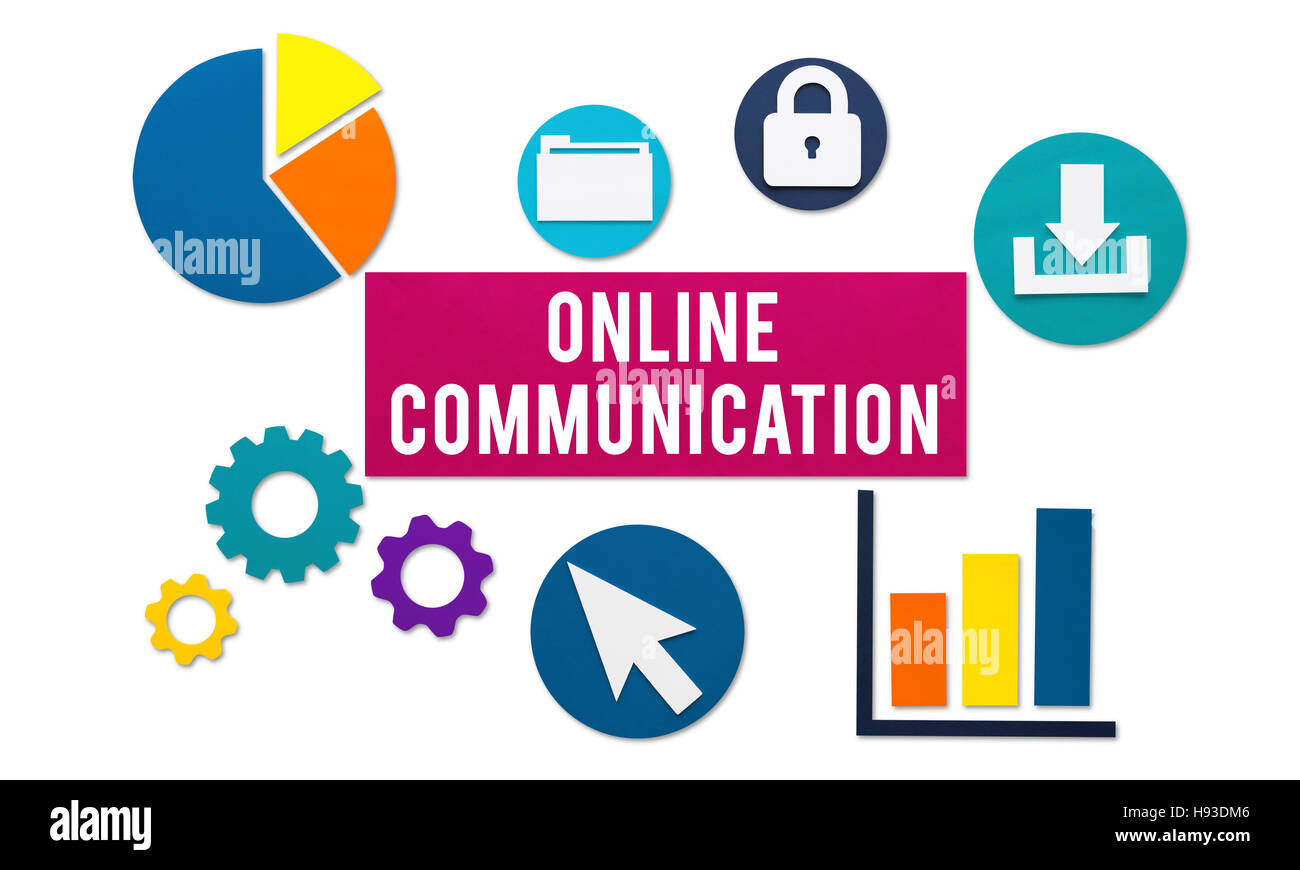 Online Communication Networking Connect Concept Stock Photo - Alamy