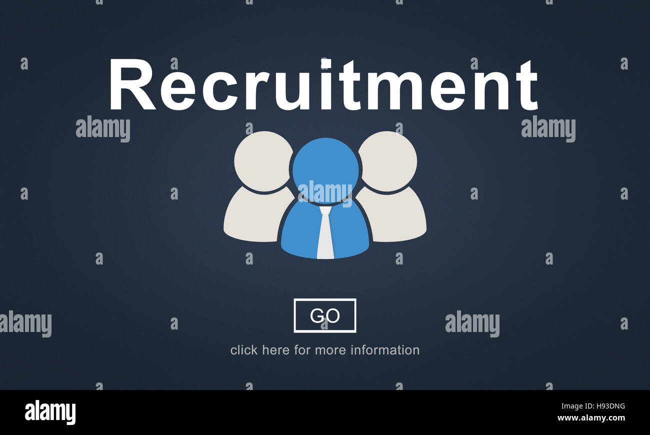 Recruitment Hiring Employment Human Resources Concept Stock Photo - Alamy