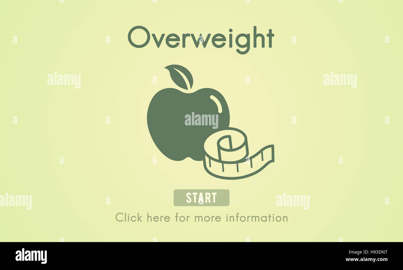 Overweight Diet Eating Disorder Unhealthy Diabetes Fat Concept Stock ...