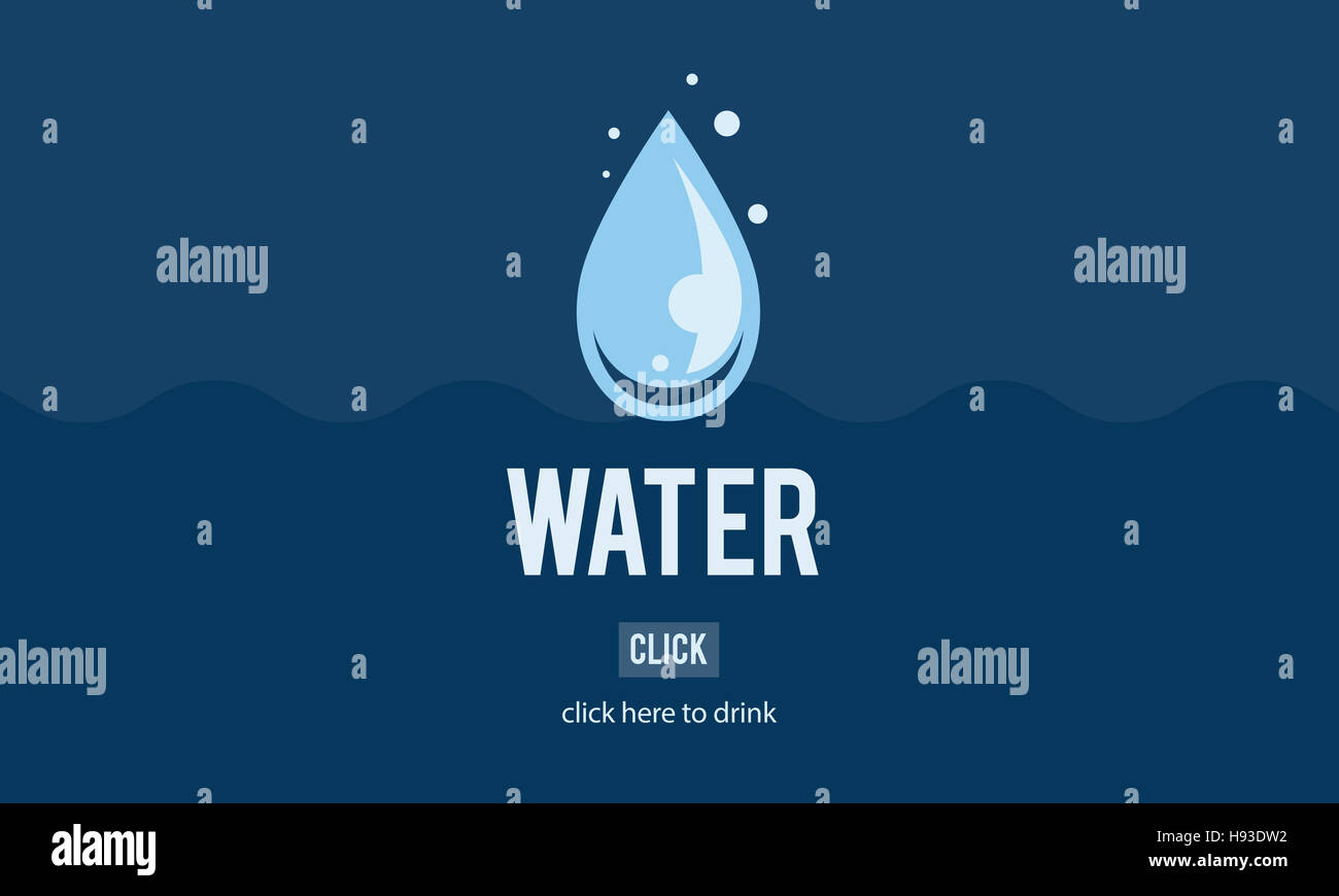 Water Drop Recycling Save Ecology Concept Stock Photo - Alamy