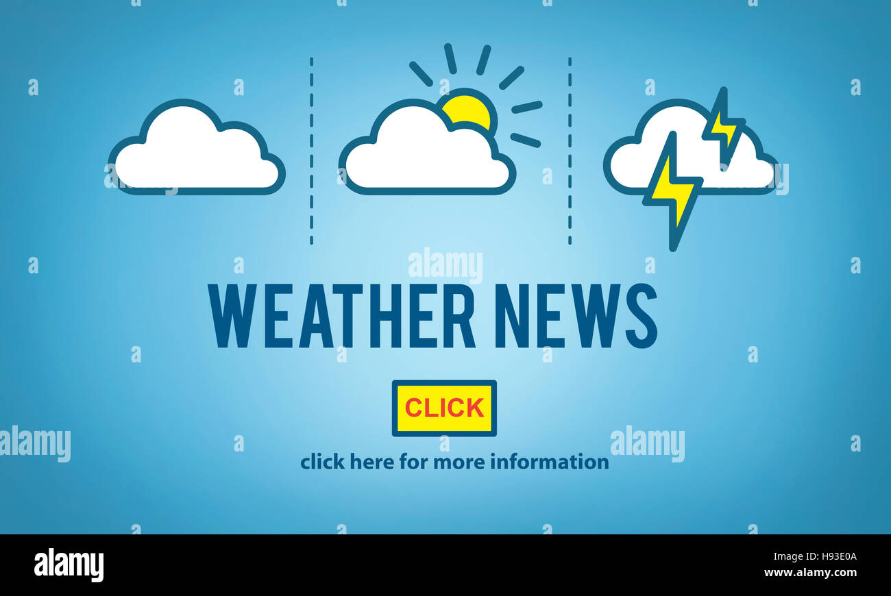Weather News Information Reporter Concept Stock Photo - Alamy