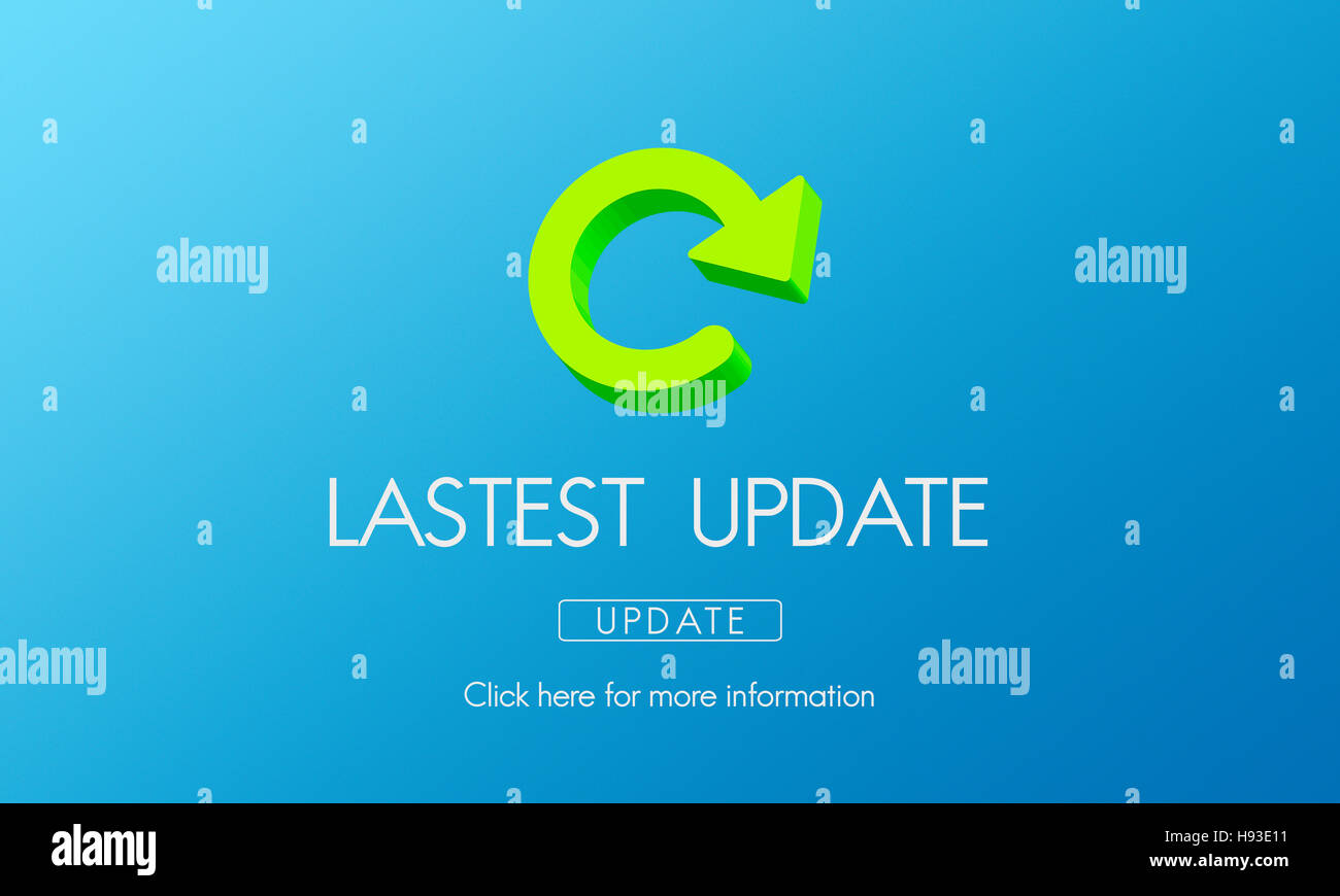 Lastest Version Fresh Updates Application Updates Concept Stock Photo ...