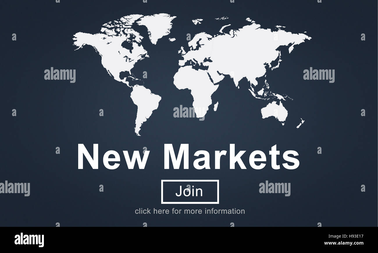 Global markets map hi-res stock photography and images - Alamy