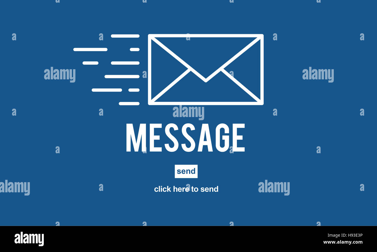 Message Communication Report Information Connection Concept Stock Photo ...