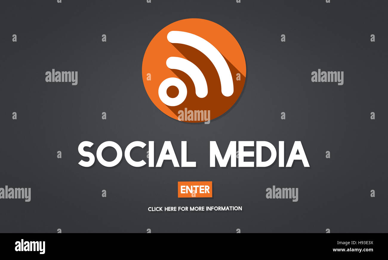 Social Media Communication Community Sharing Concept Stock Photo - Alamy