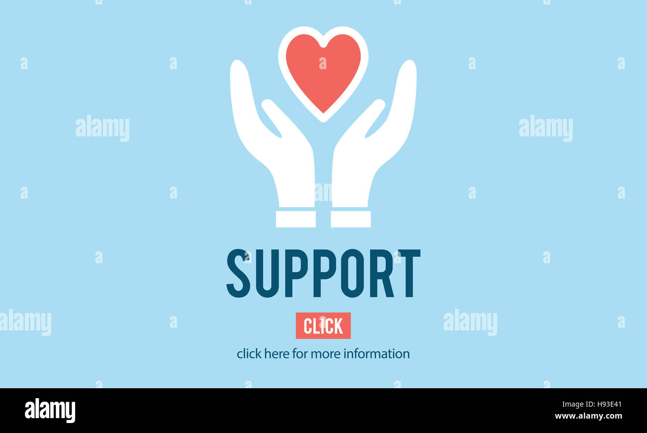 Support Helping Charity Icon Relief Concept Stock Photo - Alamy