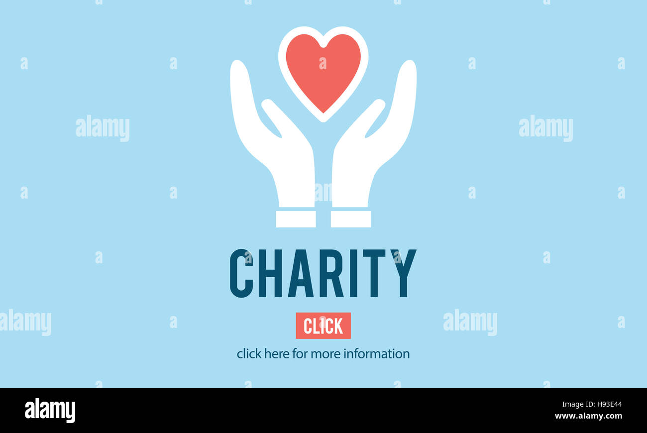 Charity Donation Help Support Charitable Assistance Concept Stock Photo ...