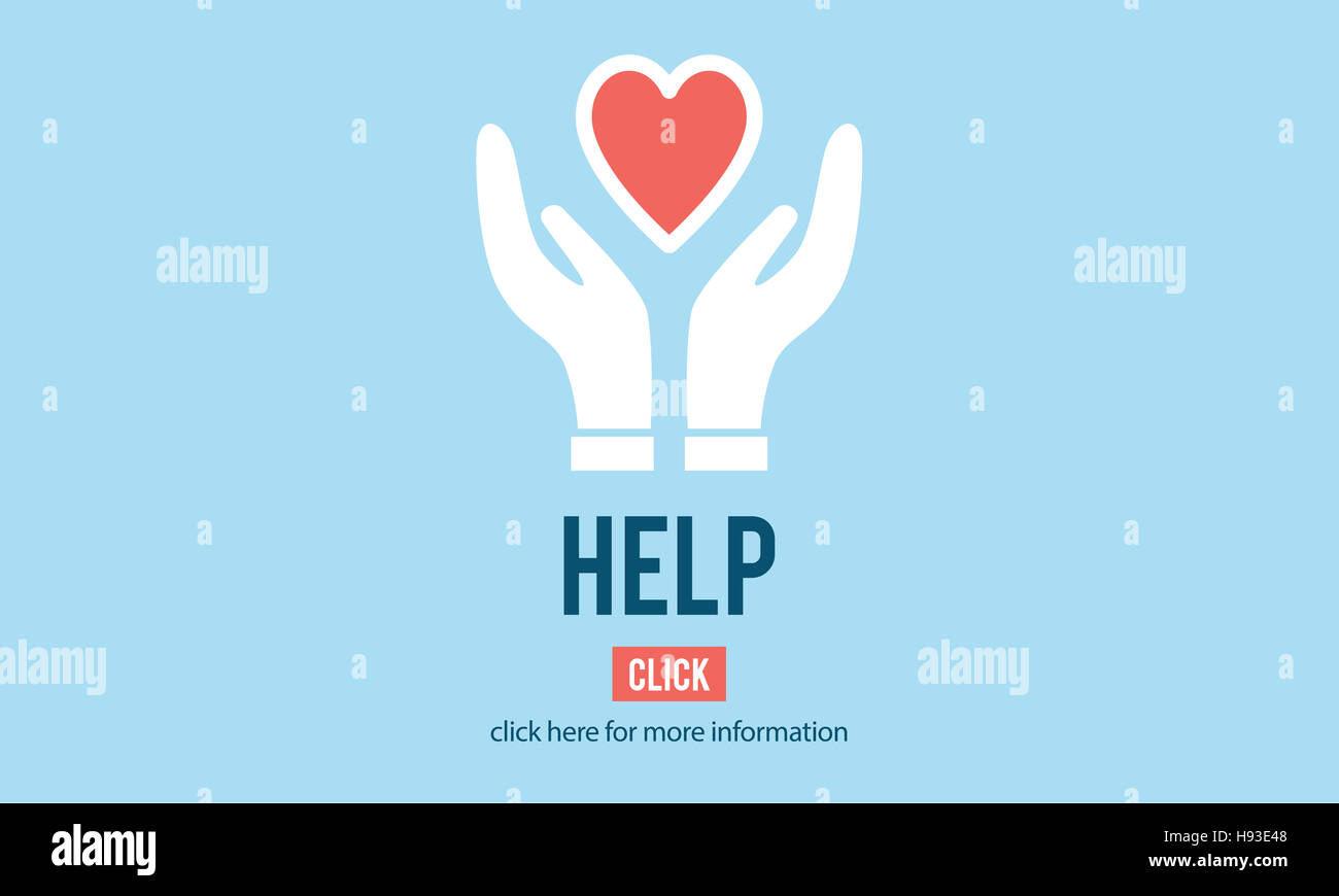 Help Aid Advice Assistance Coaching Helping Concept Stock Photo - Alamy