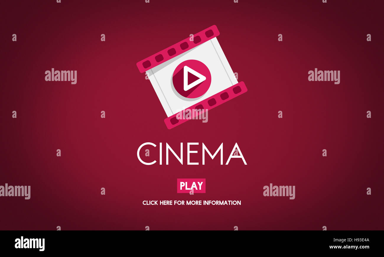 Cinema Theater Multimedia Film Entertainment Concept Stock Photo - Alamy