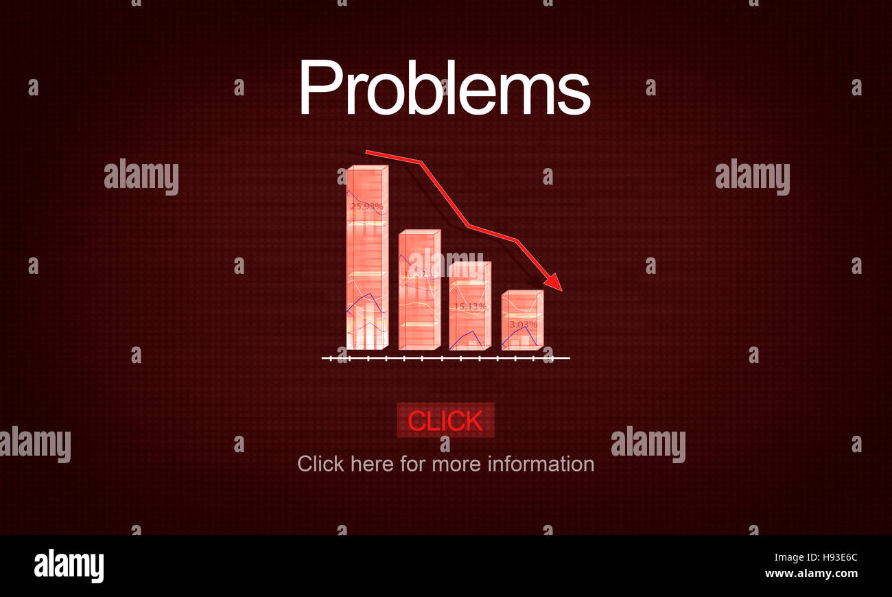 Problems Difficulty Failure Mistake Negative Concept Stock Photo - Alamy