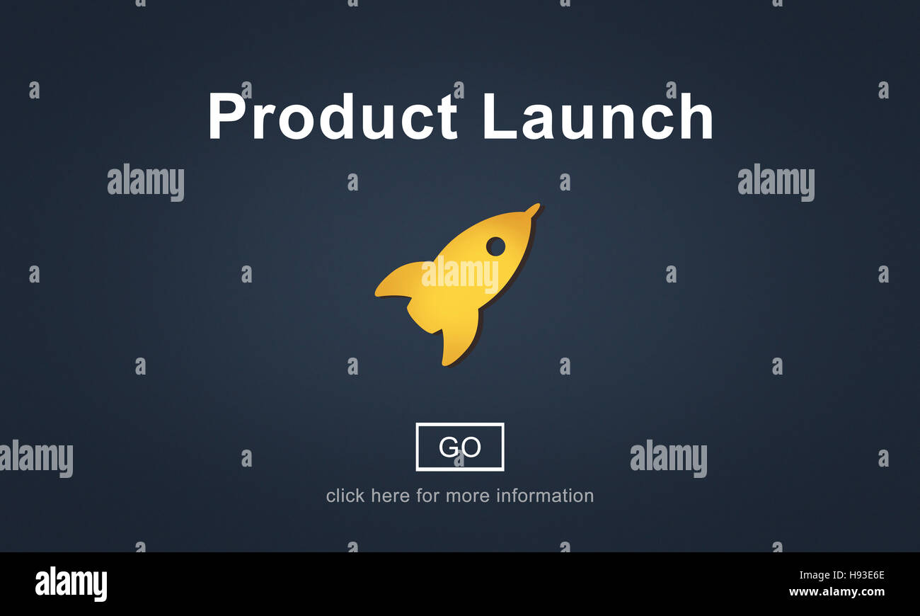 New Product Launch Marketing Commercial Innovation Concept Stock Photo ...