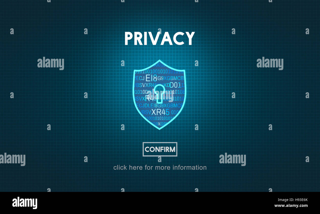 Privacy Private Secret Security Protection Concept Stock Photo - Alamy