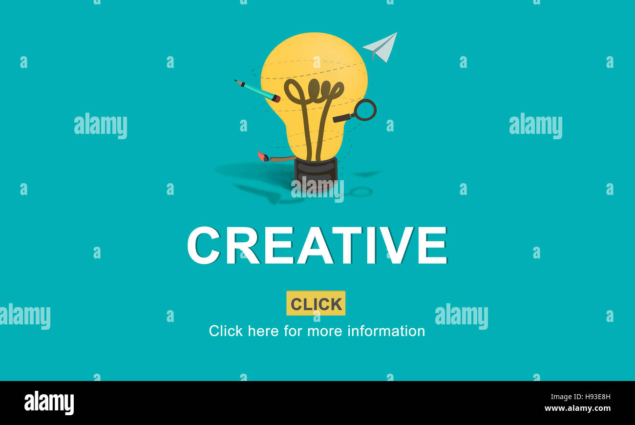 Creative Ideas Imagination inspiration Light Bulb Concept Stock Photo ...