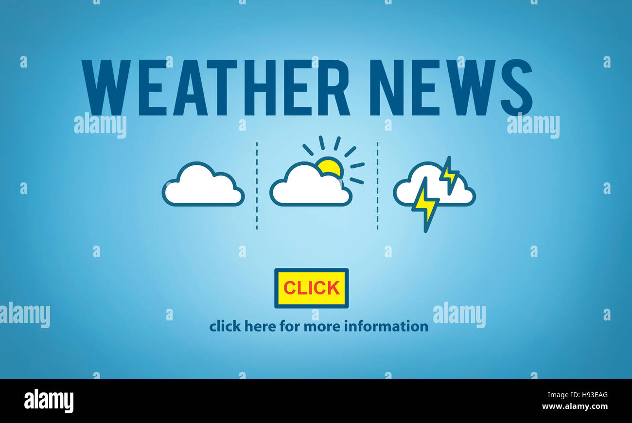 Weather News Information Reporter Concept Stock Photo - Alamy