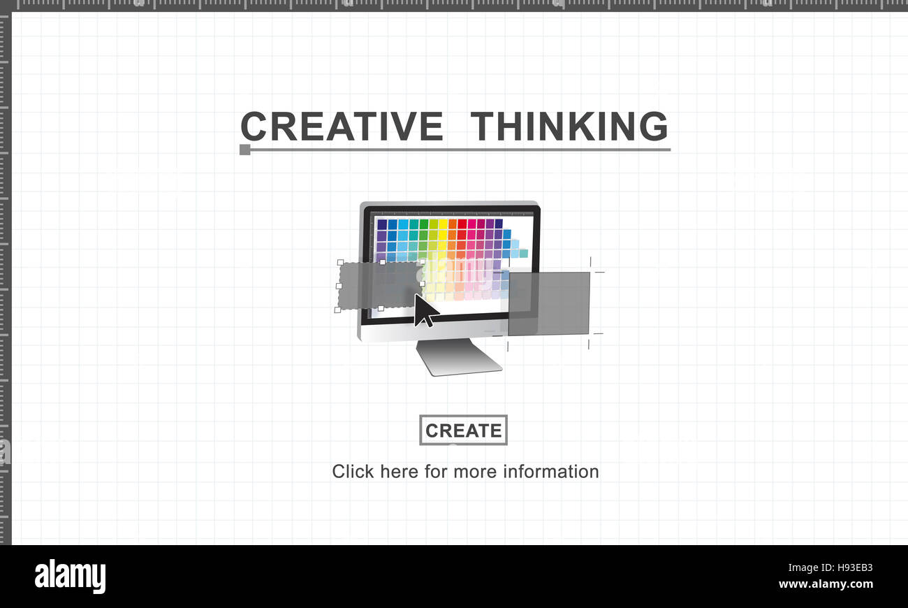 Creative Thinking Design Imagination Inspiration Concept Stock Photo ...