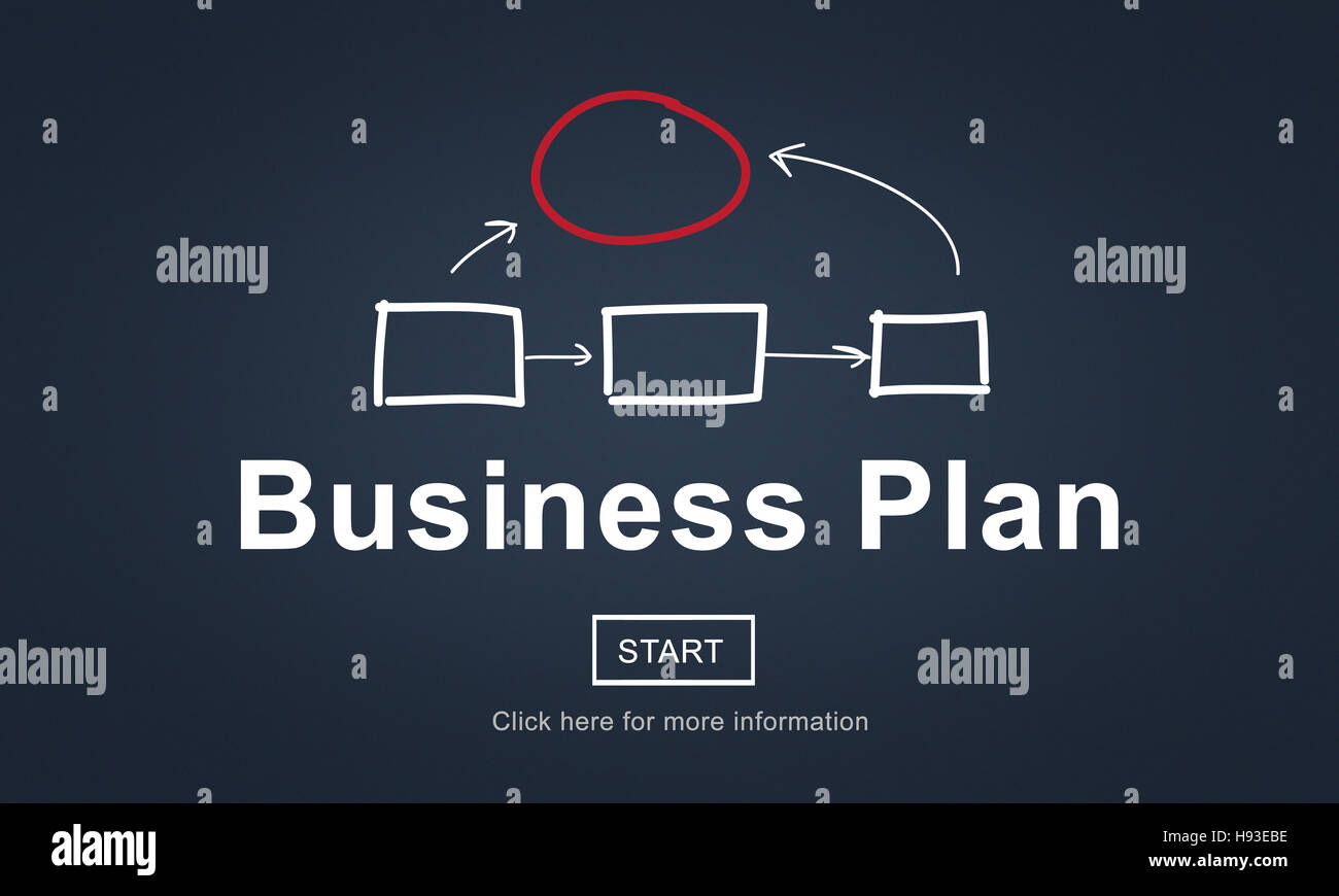 Business Plan Marketing Strategy Vision Planning Concept Stock Photo ...