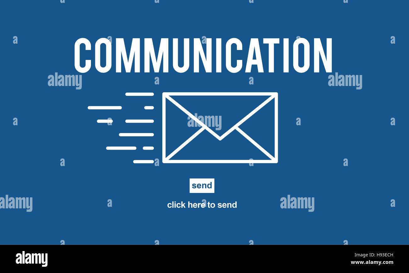 Communication Connection Correspondence Email Concept Stock Photo - Alamy