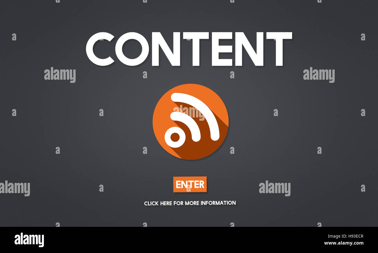 Blog Content Social Media Networking Connection Communication Concept ...