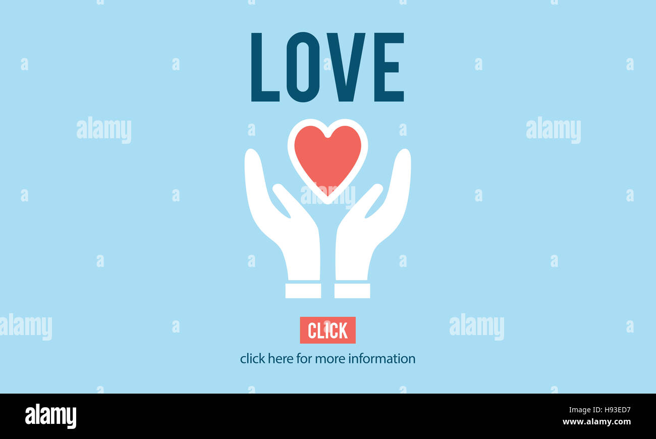 Love Adore Care Emotion Like Loving Romance Concept Stock Photo - Alamy