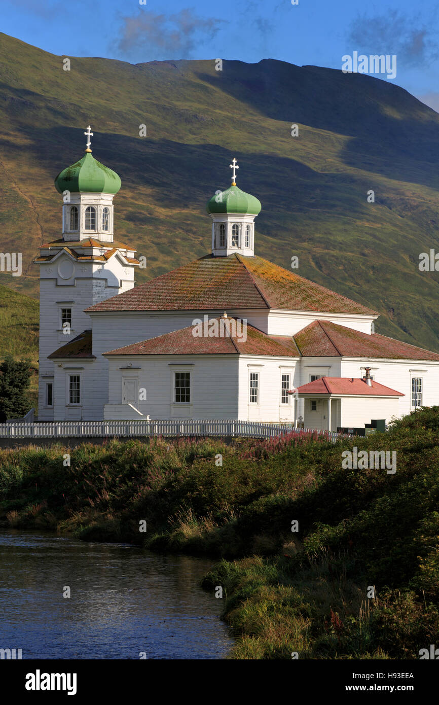 Russian Orthodox Church, Unalaska Island, Aleutian Islands, Alaska, USA ...
