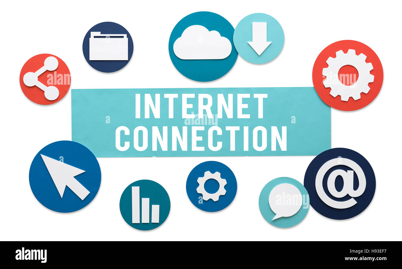 Internet Connection Online Technology Concept Stock Photo - Alamy