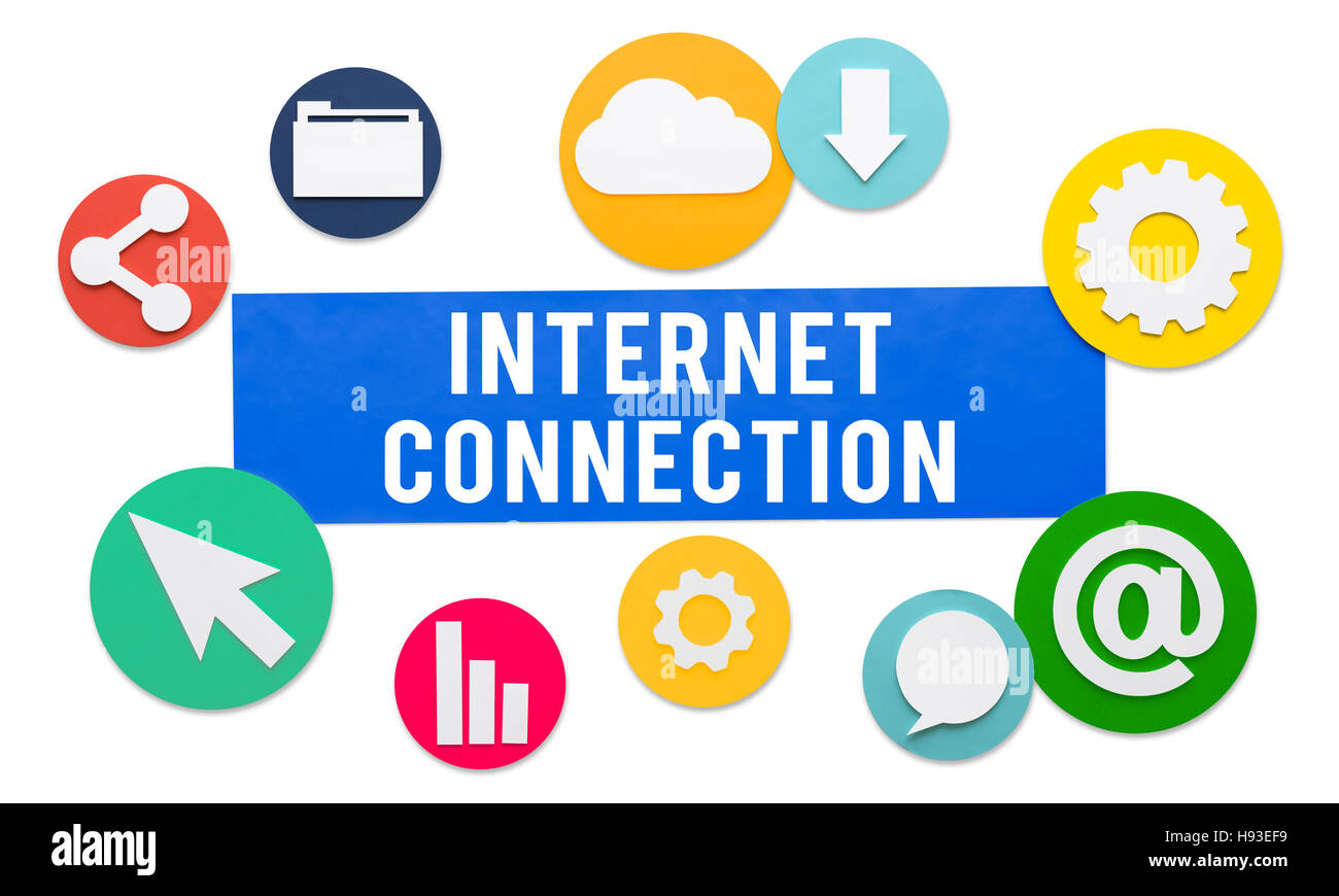 Internet Connection Online Technology Concept Stock Photo - Alamy