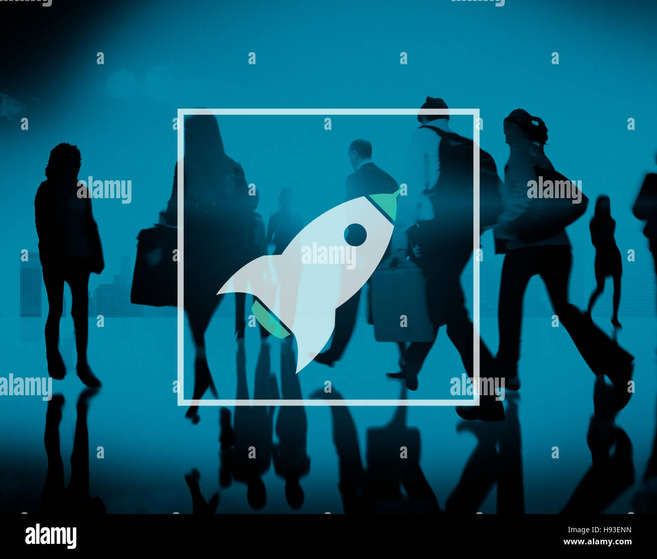 Launch Startup Innovation Improvement Rocket Concept Stock Photo - Alamy