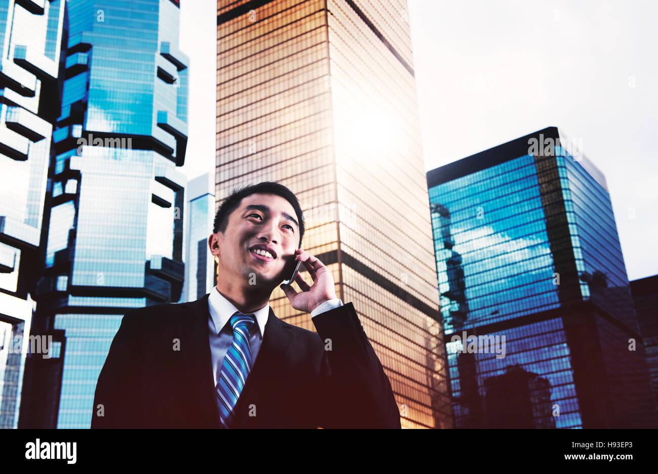 Business communication Digital Device Connection Concept Stock Photo ...