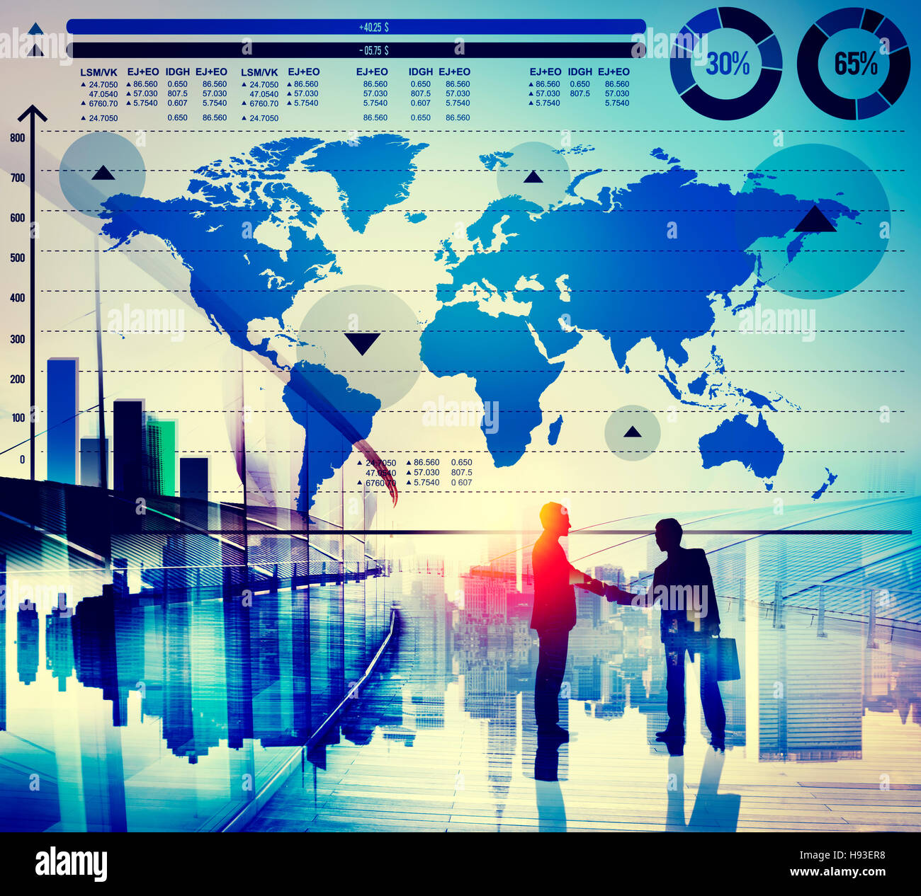 Global graph hi-res stock photography and images - Alamy