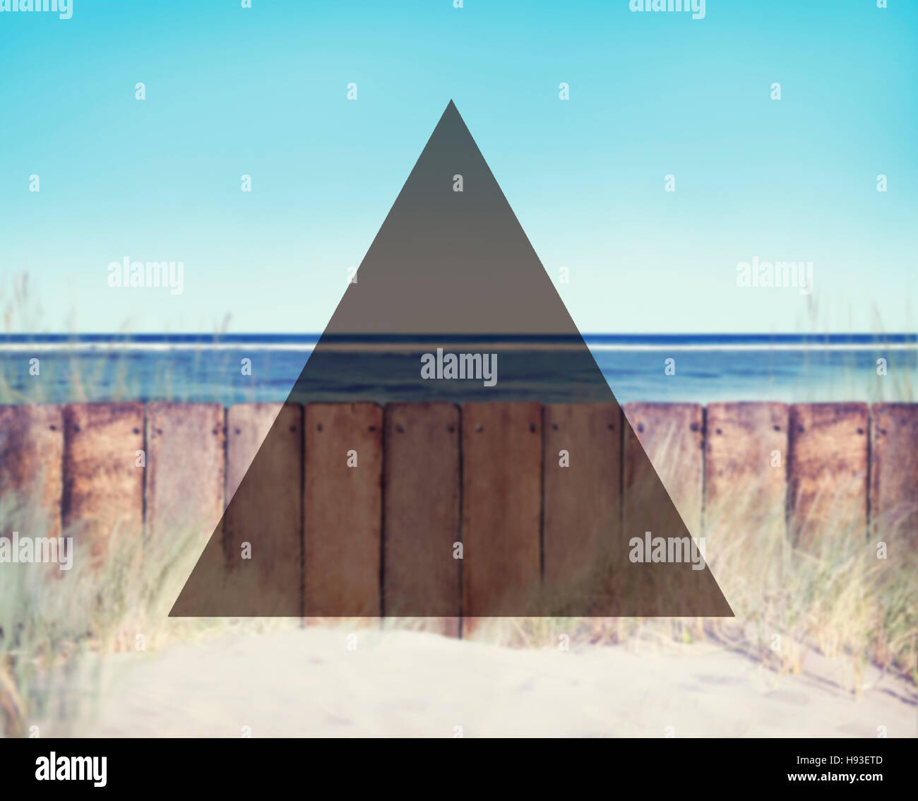 Summer Togetherness Friendship Triangle Copy Space Concept Stock Photo ...