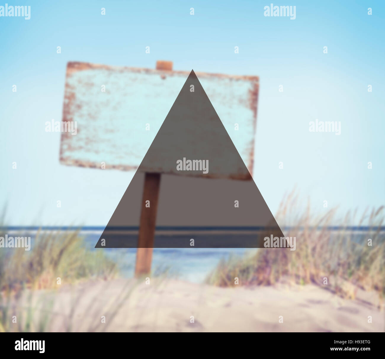 Summer Togetherness Friendship Triangle Copy Space Concept Stock Photo ...