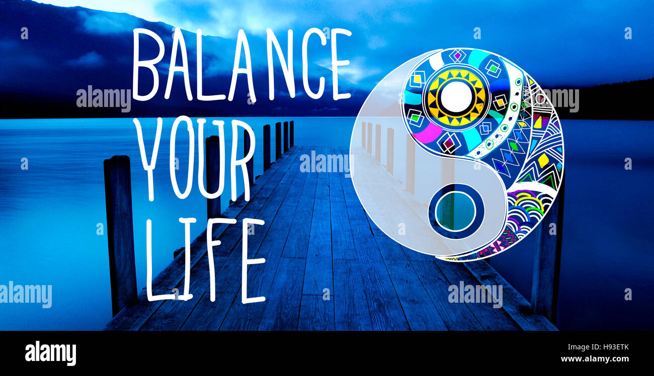Balance Your Life Equality Steady Concept Stock Photo - Alamy