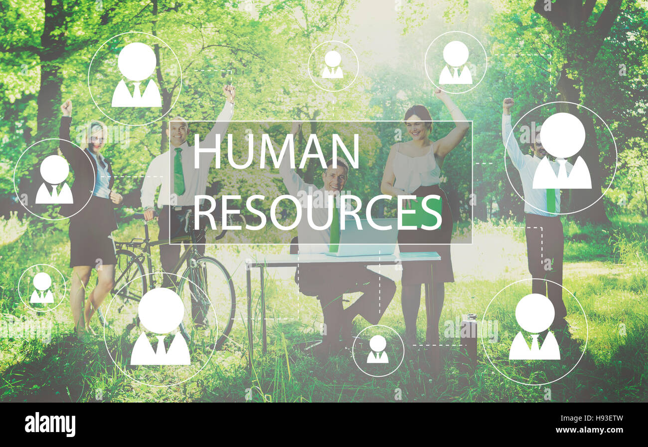 Human Resources Business Profession Graphic Concept Stock Photo - Alamy