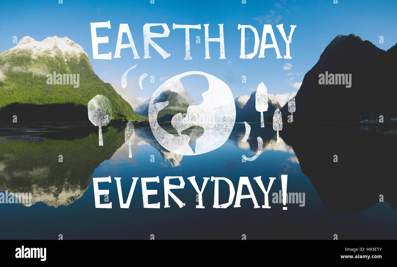 Earth Day Ecology Save Earth Concept Stock Photo - Alamy