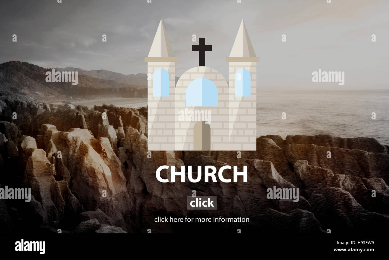 Church Faith Religious Temple Worship Assembly Concept Stock Photo - Alamy