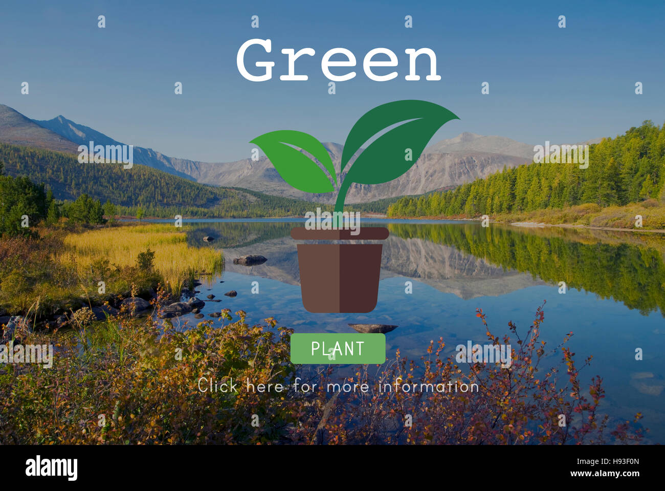 Go Green Conservation Life Gardening Environment Concept Stock Photo ...