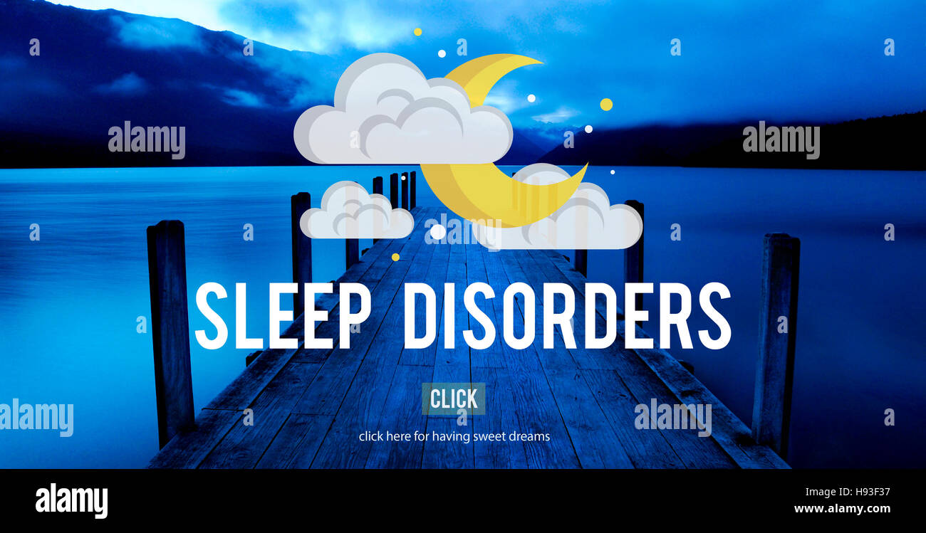 Sleep Disorder Disturbed Insomnia Depression Concept Stock Photo - Alamy
